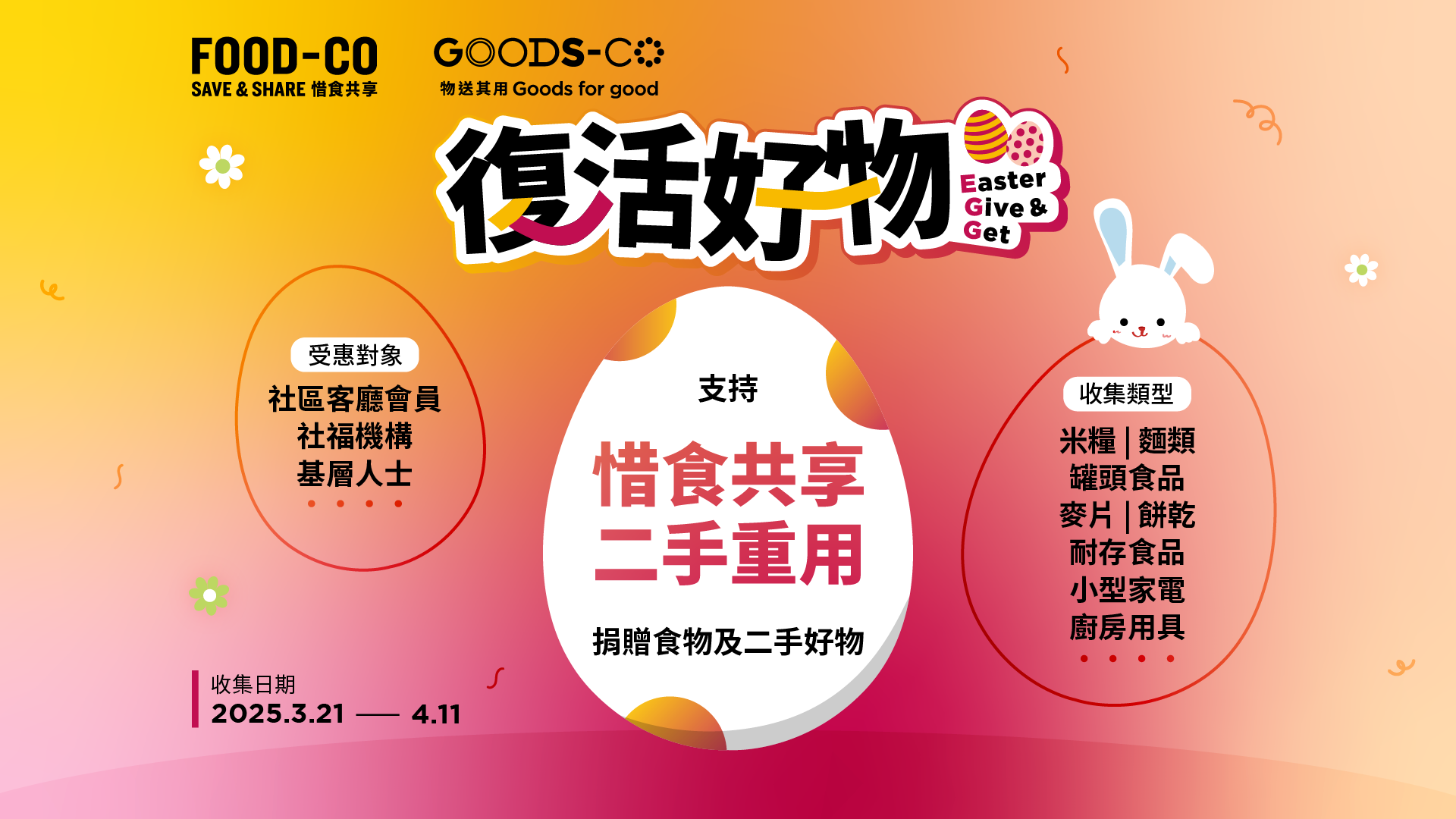 FOOD-CO X GOODS-CO EASTER Give & Get – FOOD-CO